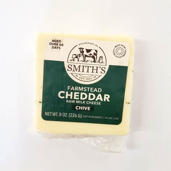 Smith's Country Cheese / Cheddar, Chive / Case, 12 x ~8oz